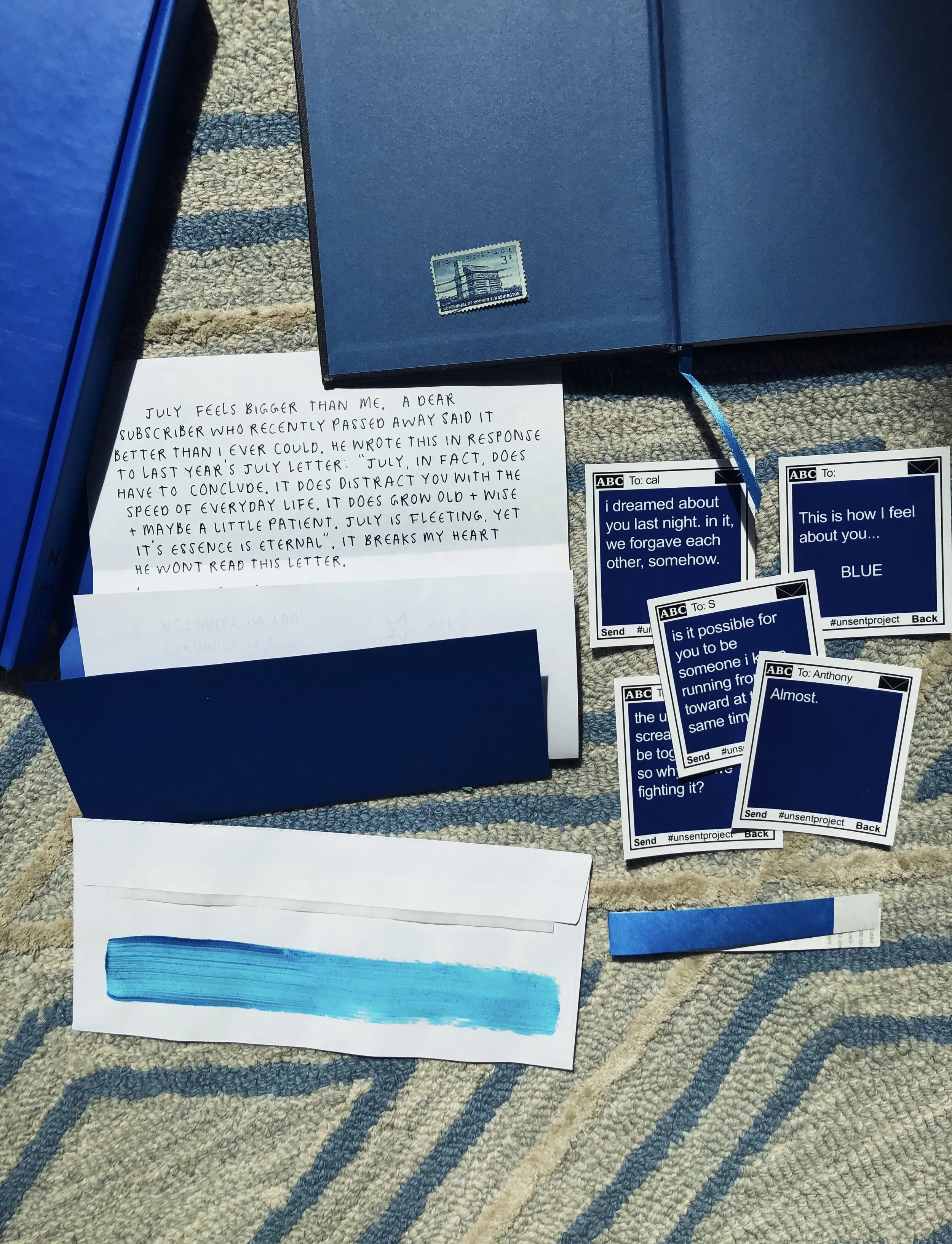 Unsent Project Subscription — Rora Blue