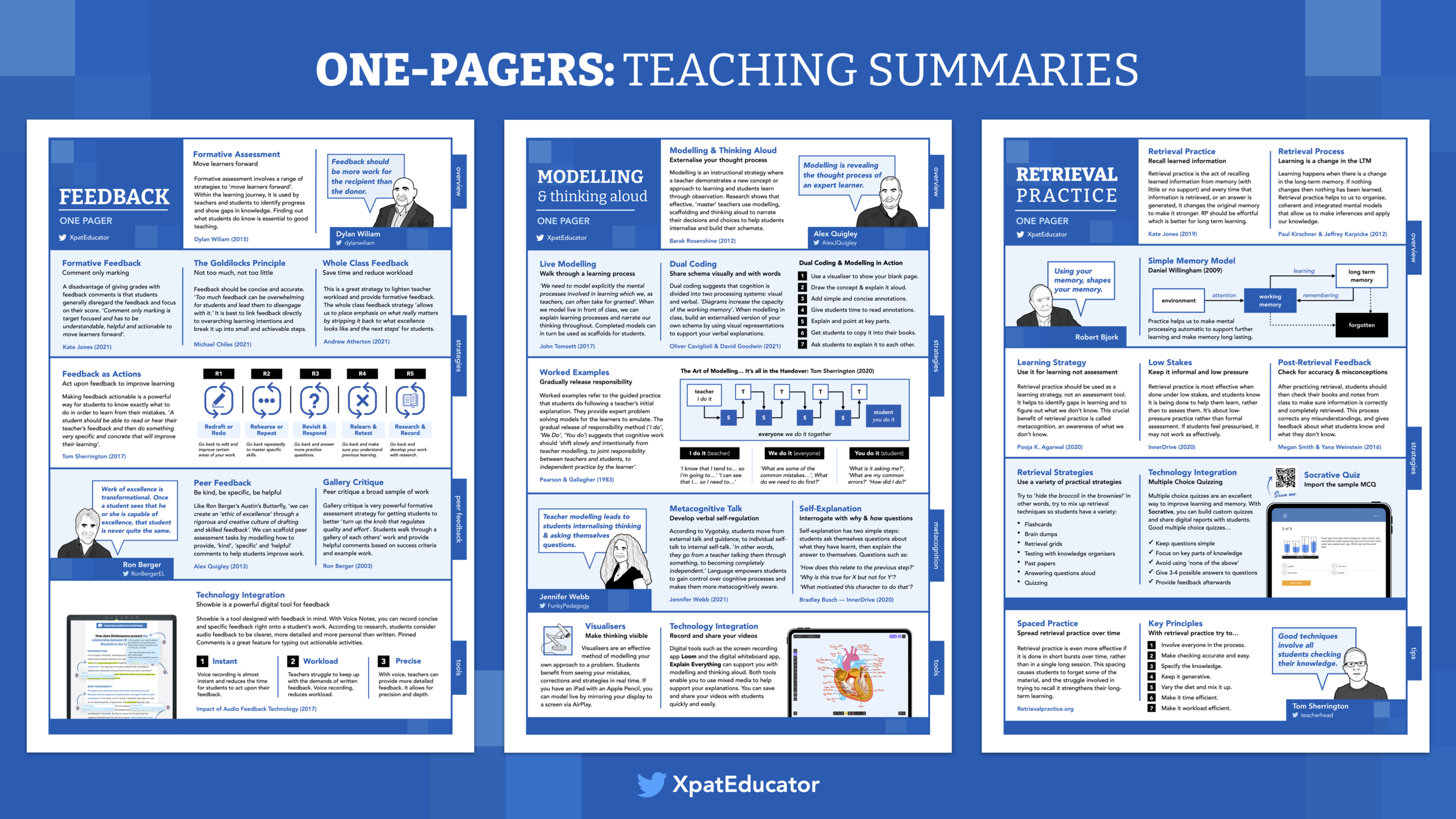 One-Pagers: Teaching Summaries — Jamie Clark Educational