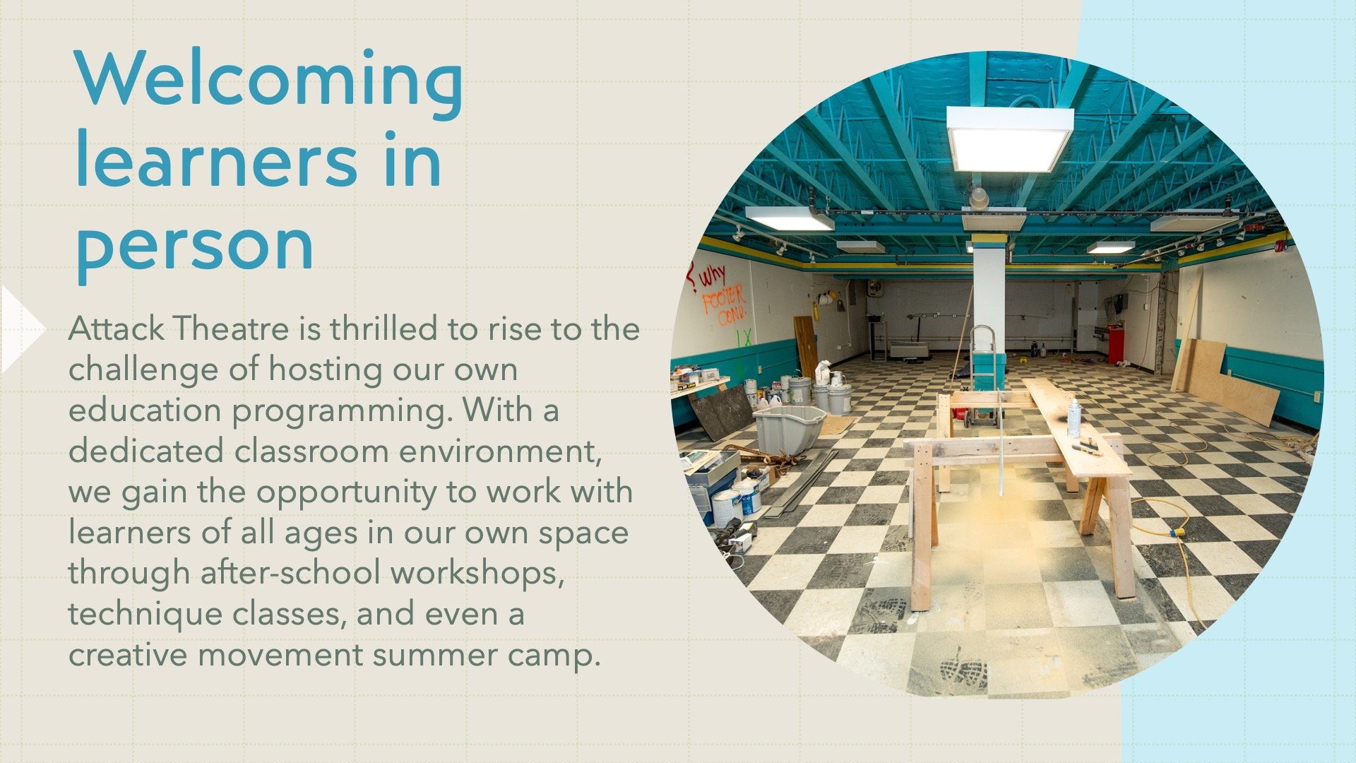 Use Our Space/ Equipment — Attack Theatre