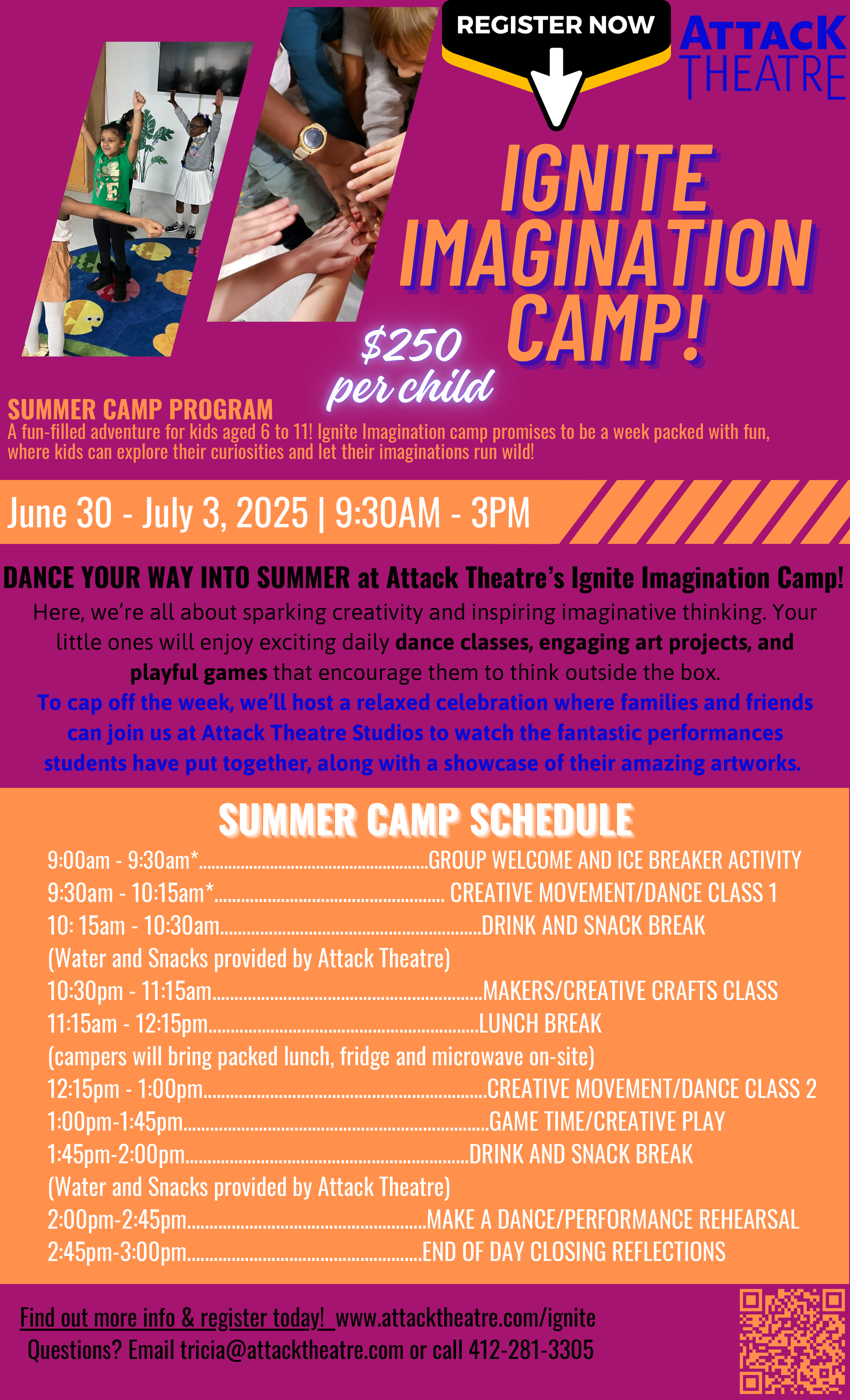 Ignite Imagination Camp — Attack Theatre