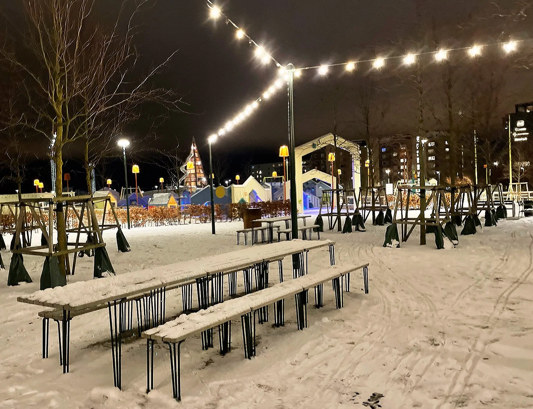 Hyllievångsparkens belysning i intervju — Plot Studio