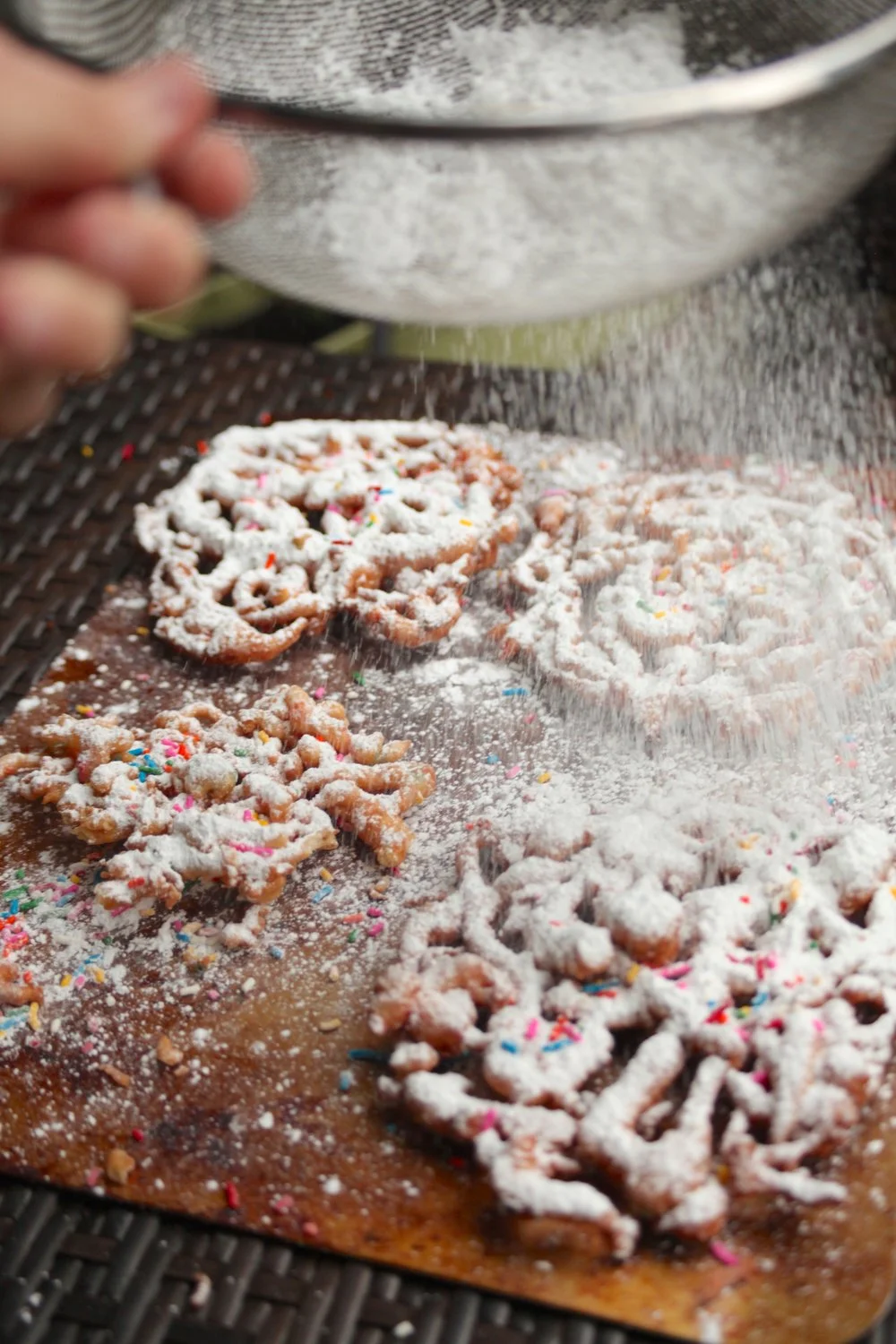 Funfetti Funnel Cake — Becca Rea-Tucker