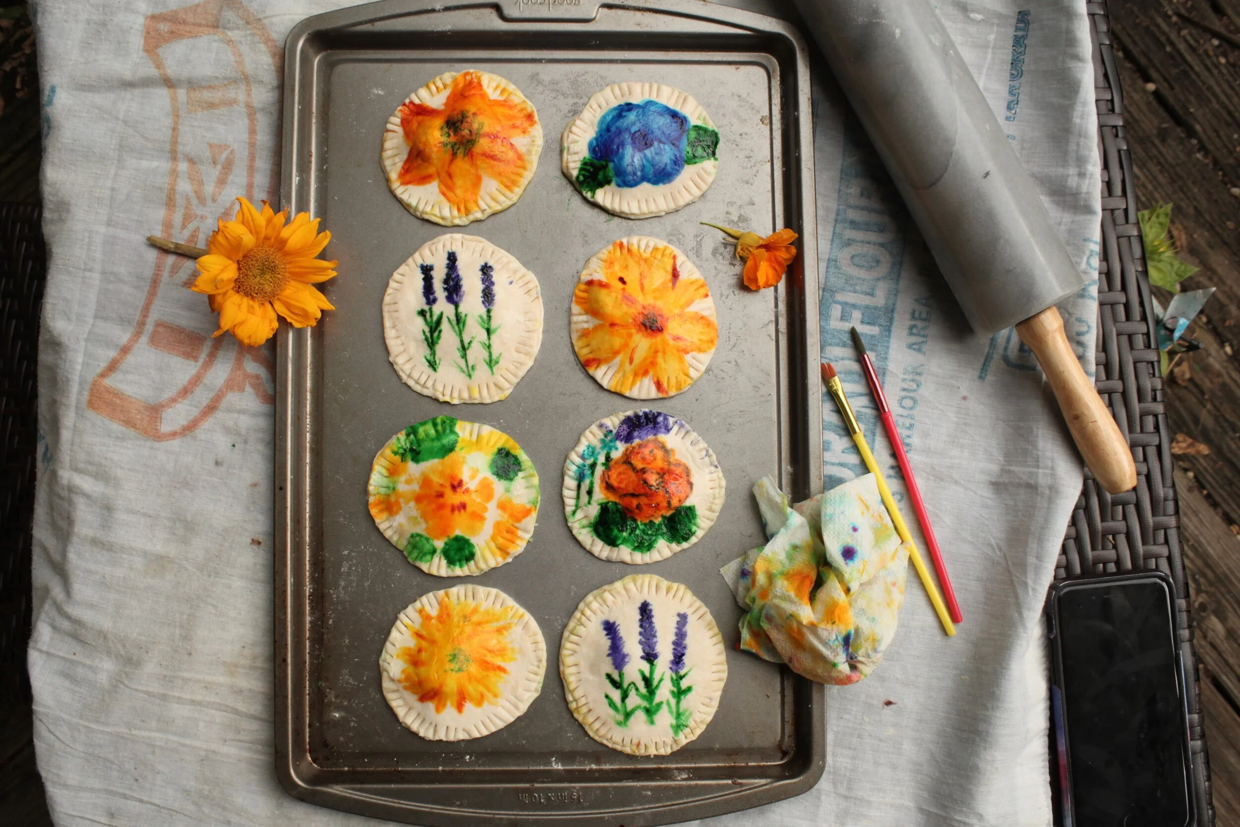 Watercolor Painted Pie Crust — becca rea-tucker