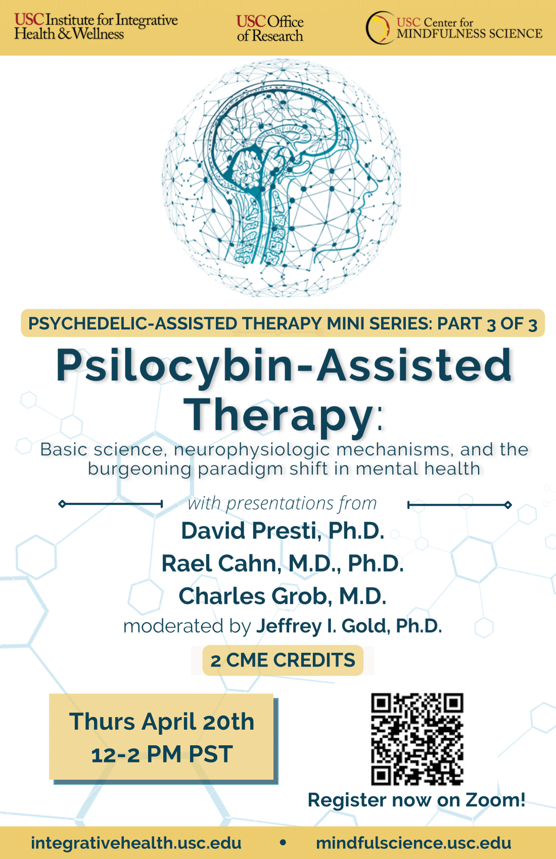 Psychedelic Assisted Therapy Mini-Series — USC Institute for Integrative Health & Wellness