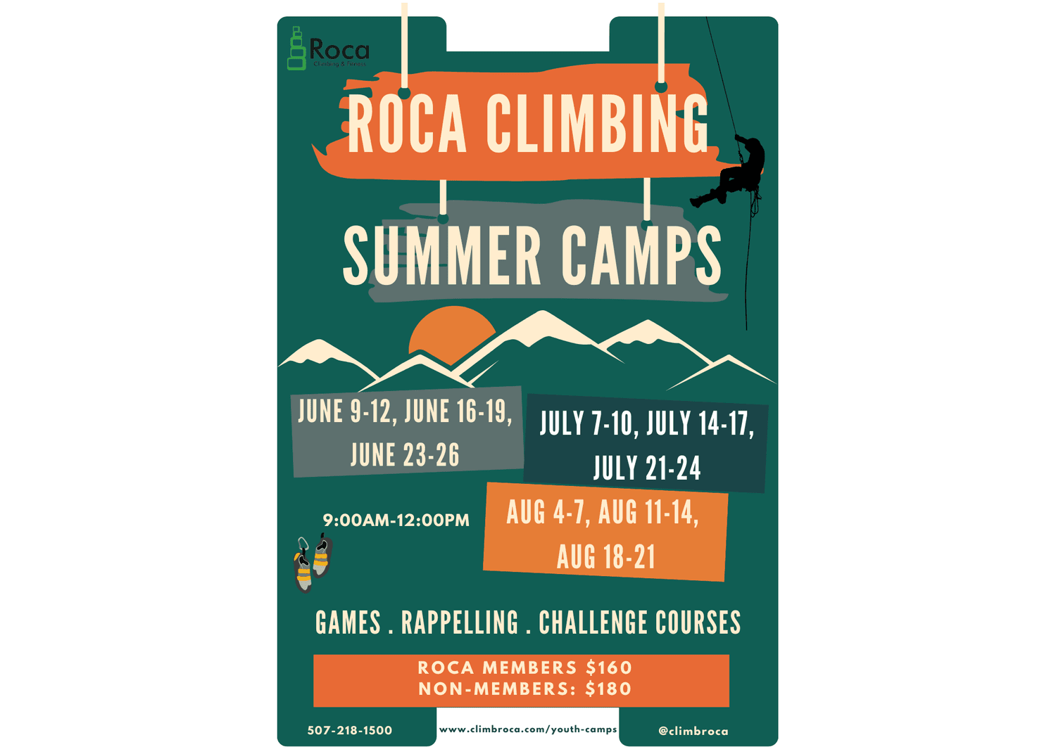 Youth Camps — Roca Climbing & Fitness