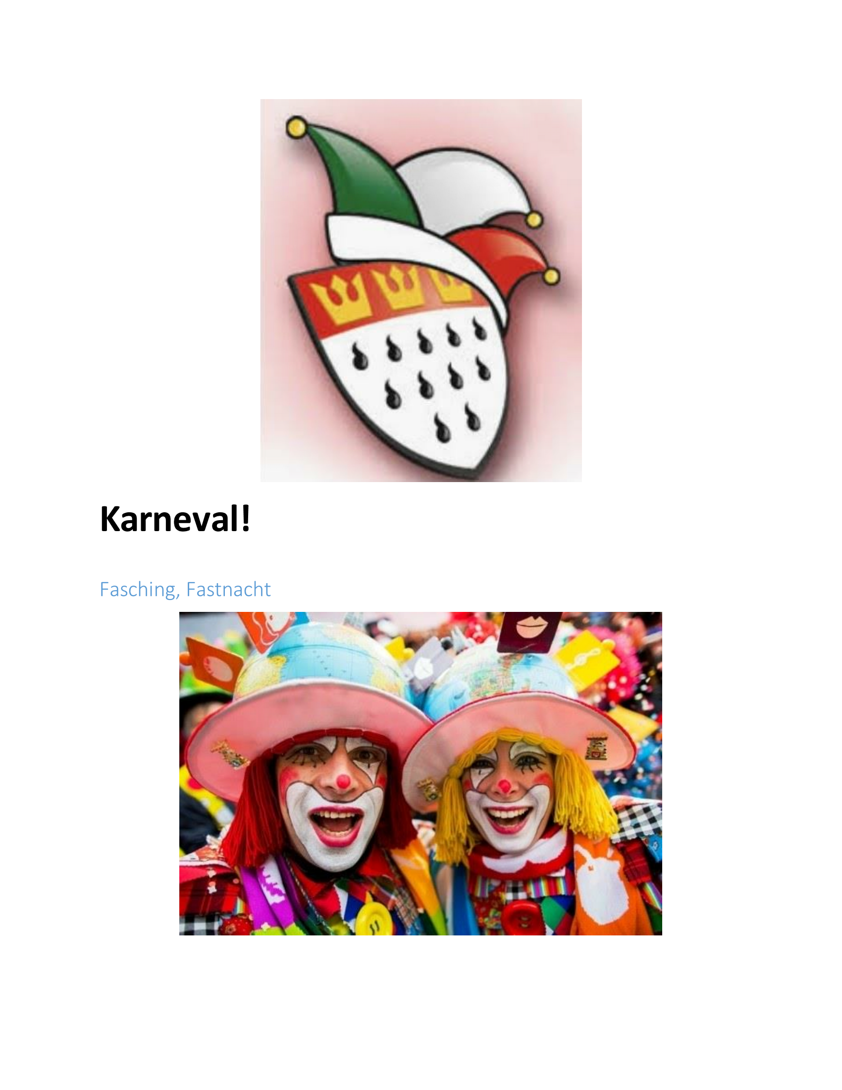 Rosenmontag - Fasching Festivity — German American Society of Portland