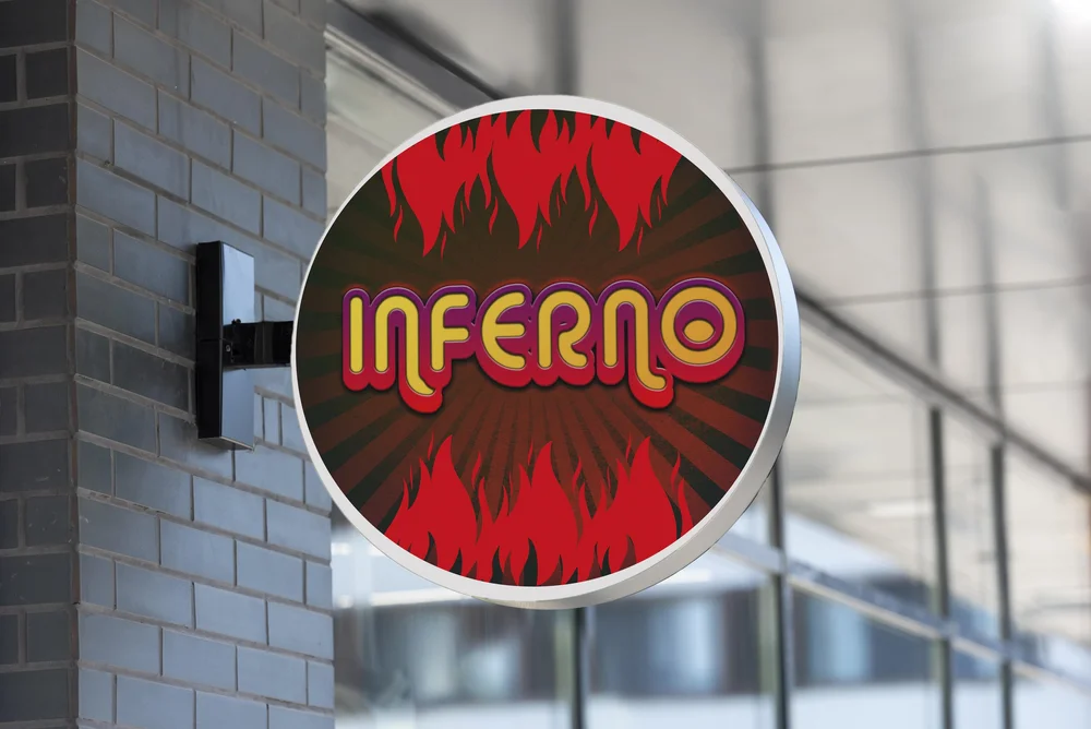 Inferno Club Signs — Mia Strizzi