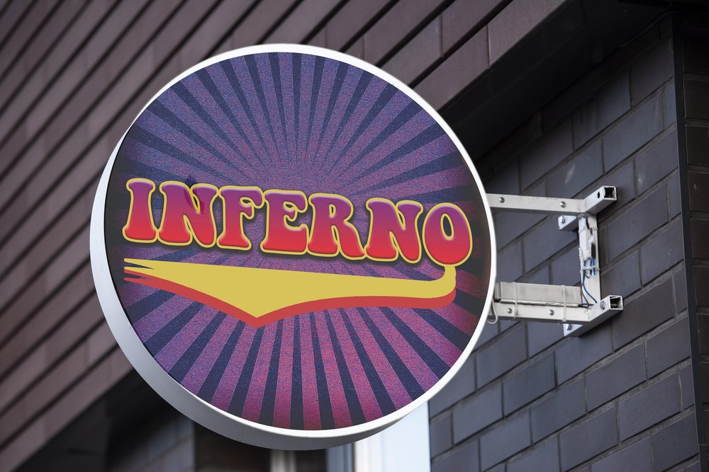 Inferno Club Signs — Mia Strizzi