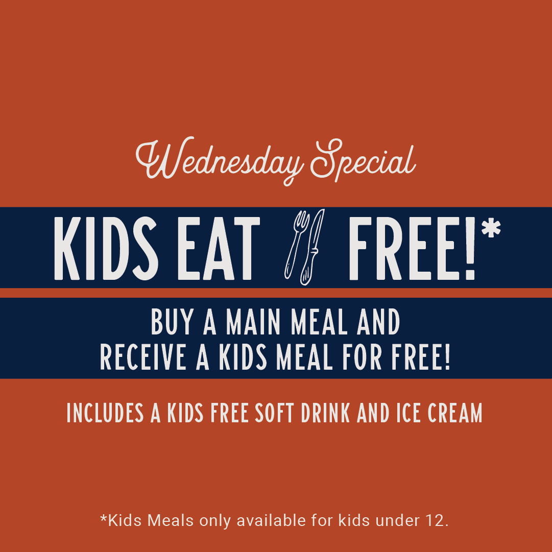 Wednesday - Kids Eat Free!* — Hotel Jesmond, Newcastle