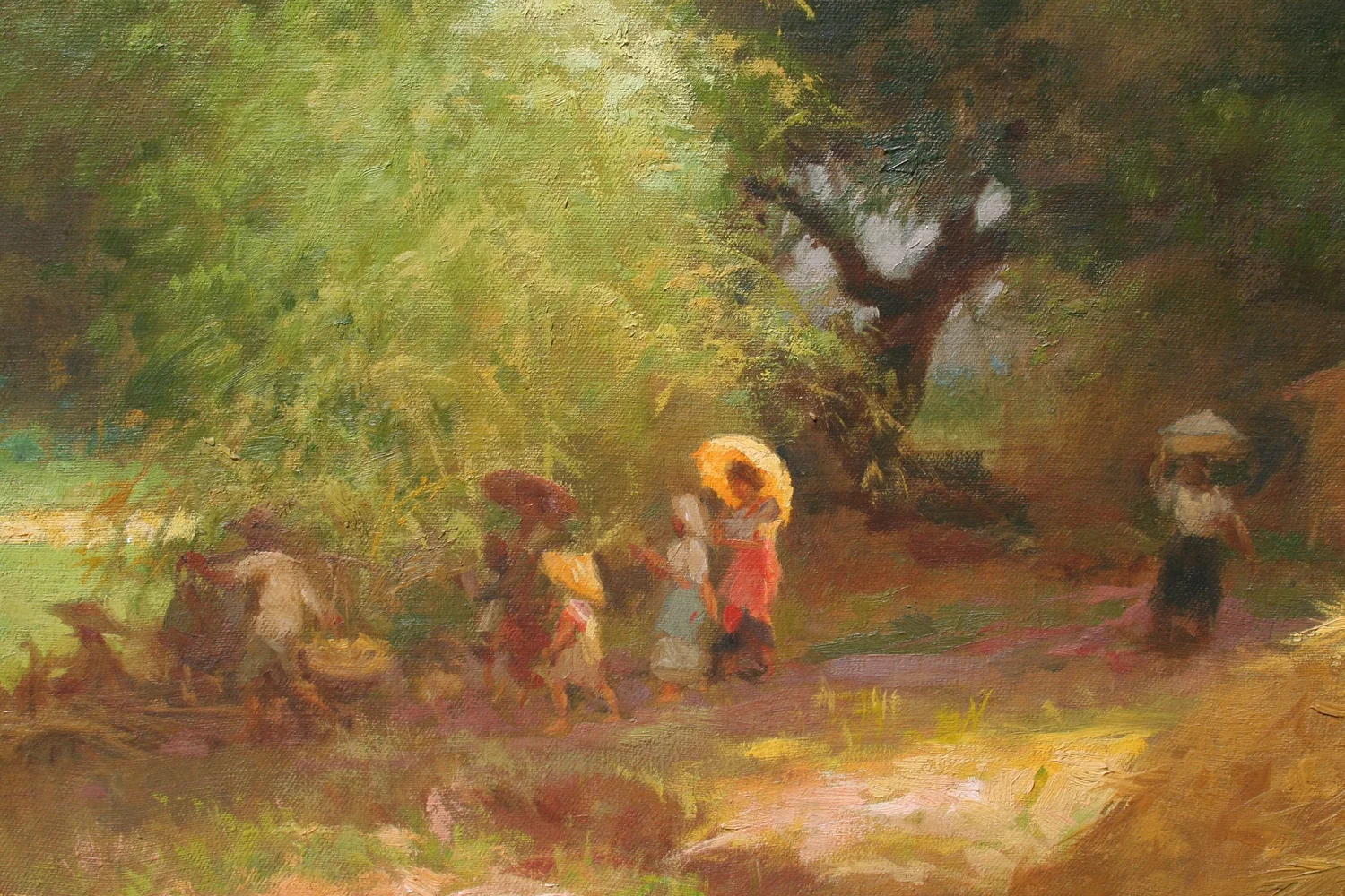 Fernando Amorsolo Sunday Morning Going To Town