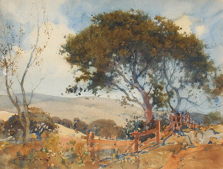 Percy Gray - We Buy and Sell Early California Tonalist Watercolors ...