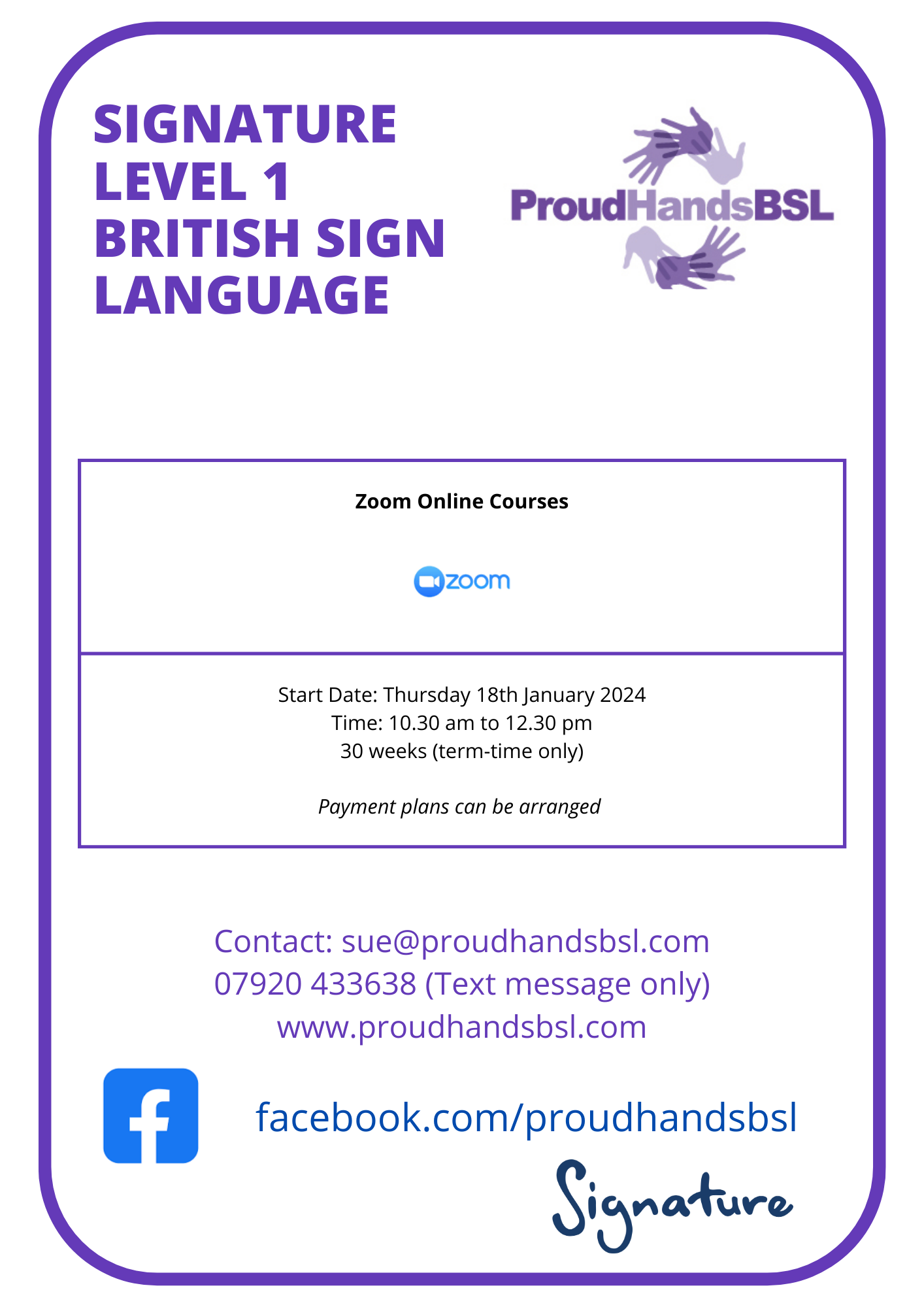 Proud Hands BSL
