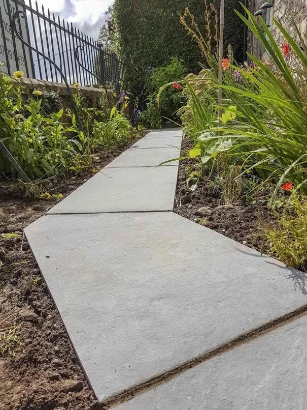 Slate Path - Church — Evergreen Services Landscaping and Tree surgeon ...