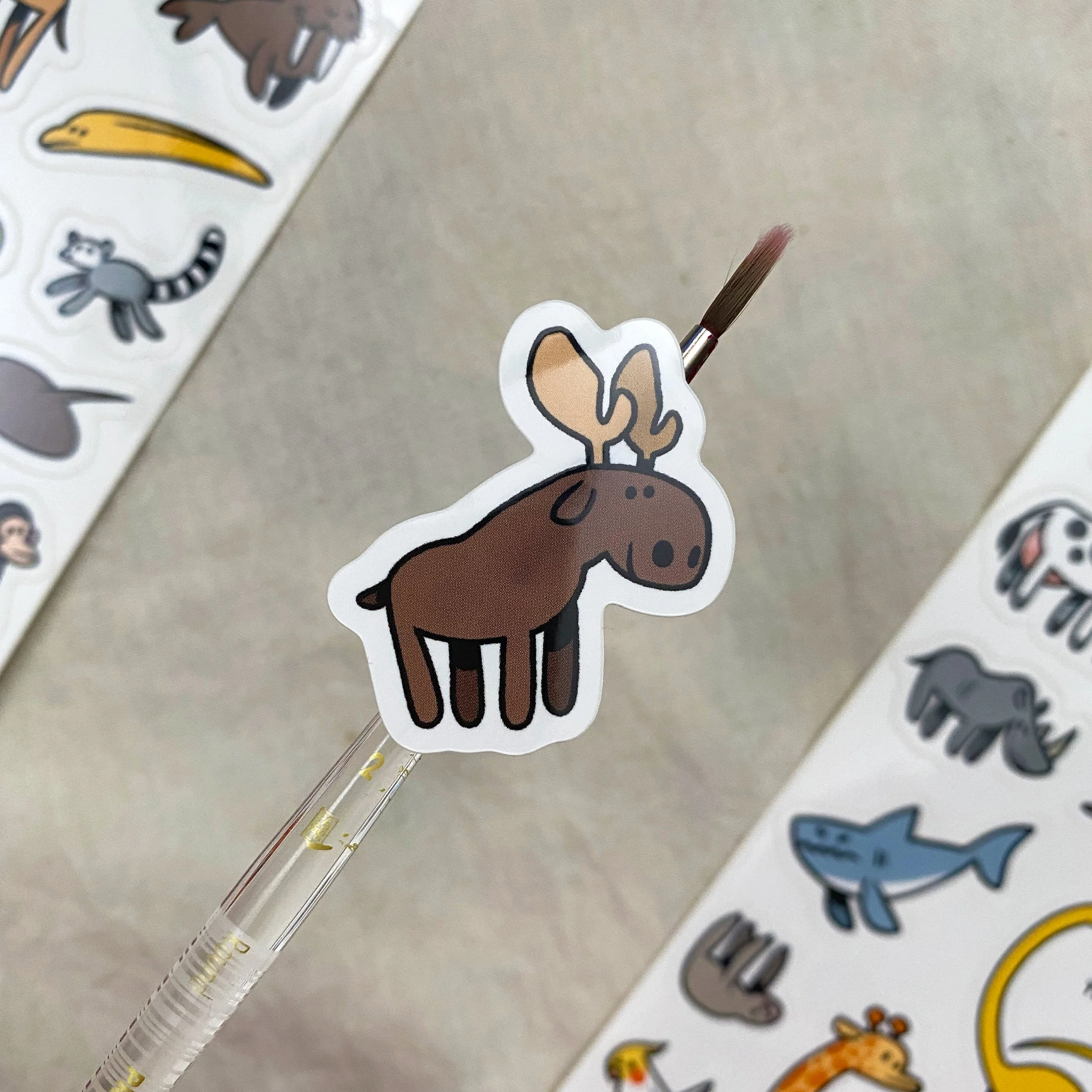 Animal Doodles - Sticker Sheets — Kasey Golden