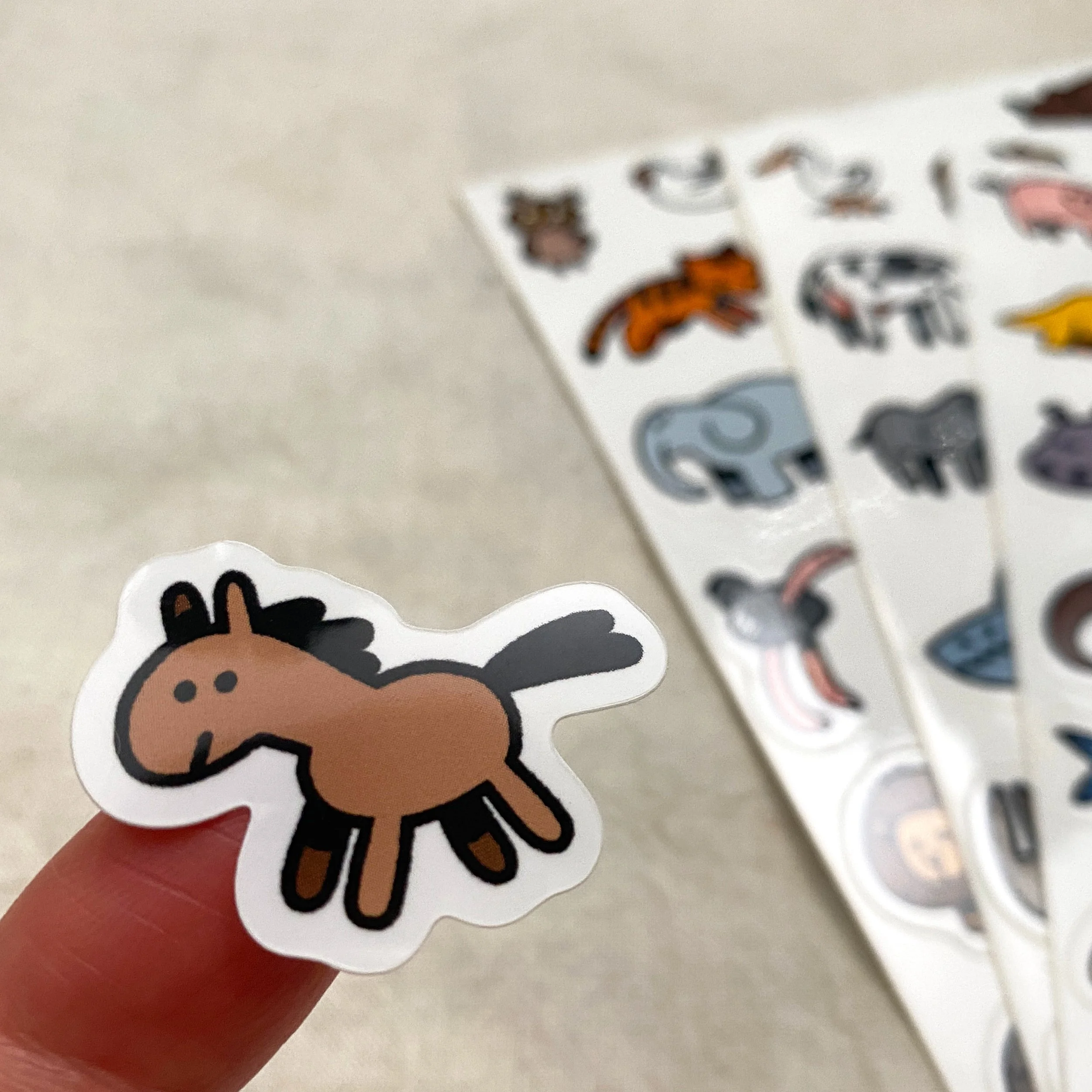 Animal Doodles - Sticker Sheets — Kasey Golden