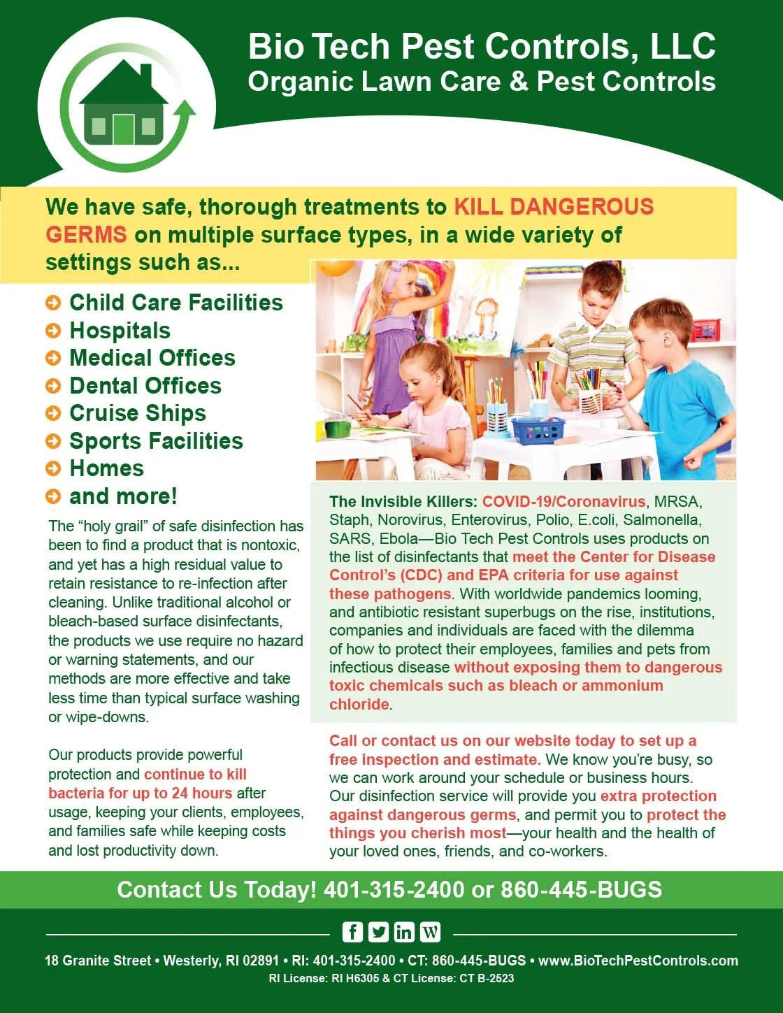 Bio Tech Pest Controls | Westerly, RI