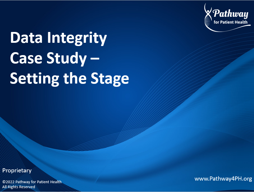 Badge: Data Integrity for Industry — Pathway for Patient Health