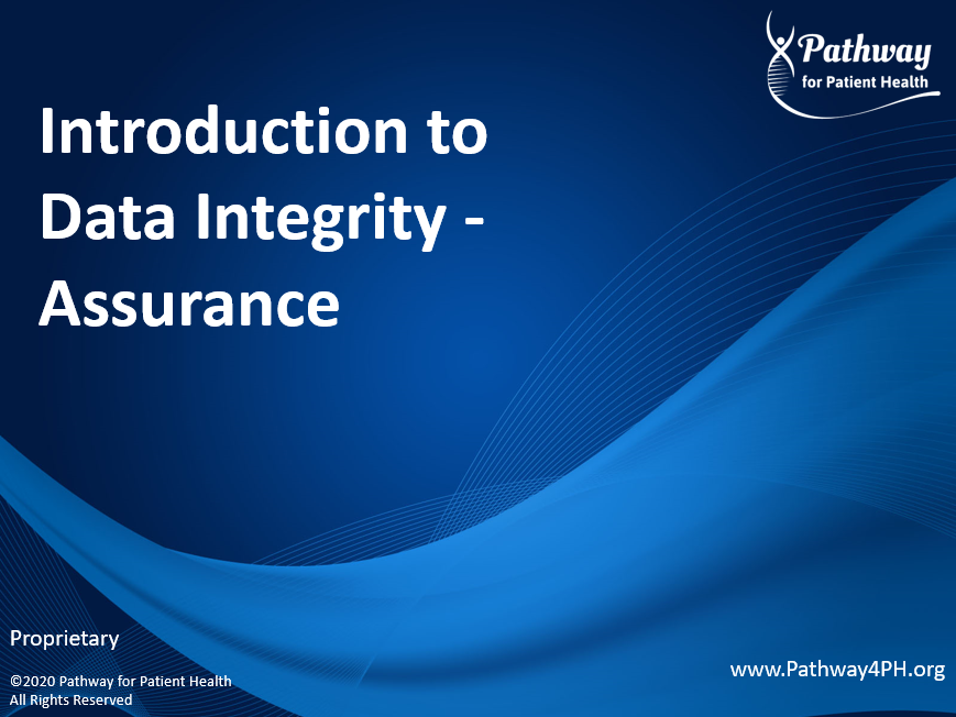 Badge: Data Integrity for Industry — Pathway for Patient Health