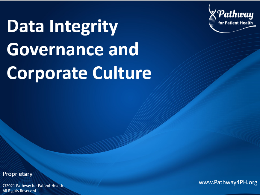 Badge: Data Integrity for Industry — Pathway for Patient Health