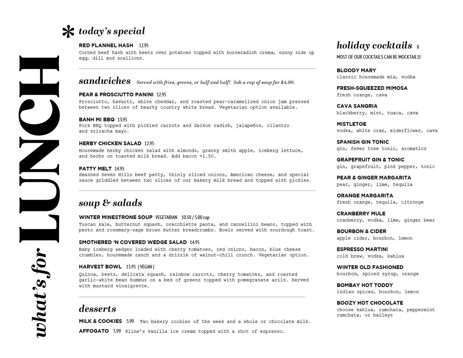 Lunch — Magpie Diner