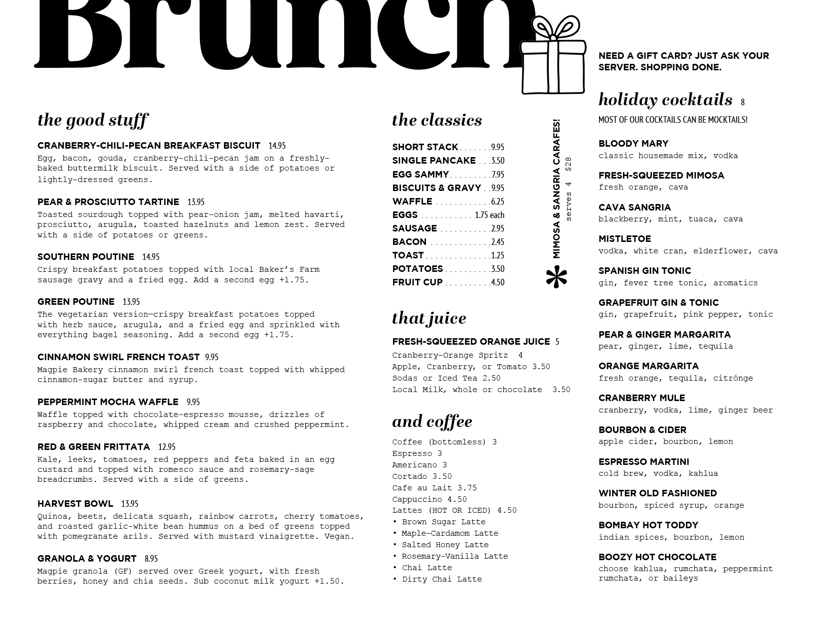 Weekend Brunch — Magpie Diner