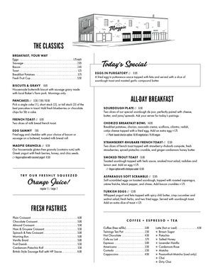 Breakfast — Magpie Diner
