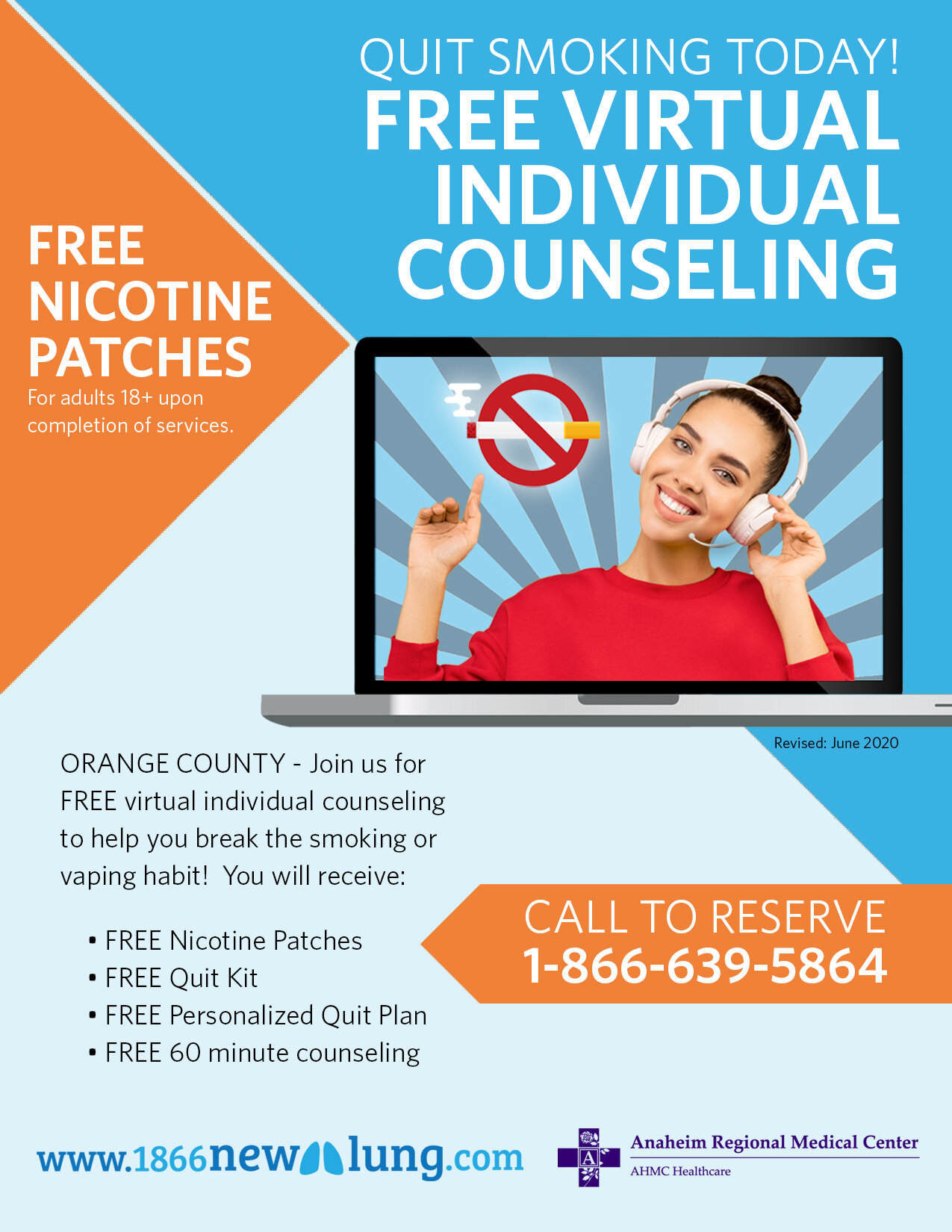 Class schedule — 1-866-NEW-LUNG