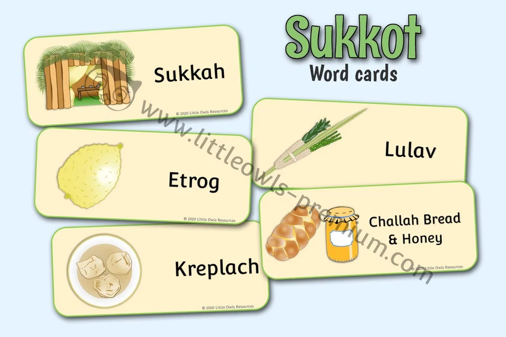 FREE and PREMIUM Sukkot Early Years/EYFS/Preschool Editable printable ...