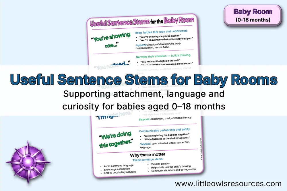 Five Sentence Stems Every Baby Room Practitioner Should Use — Little ...