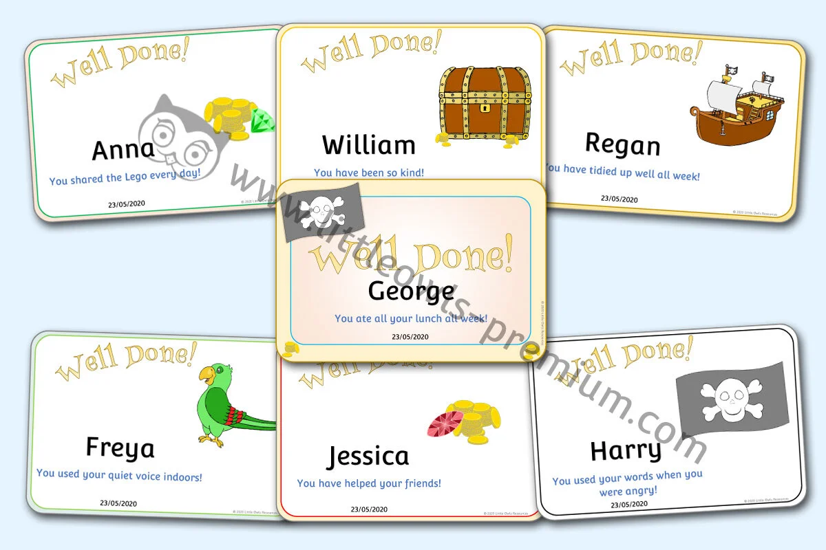 FREE and PREMIUM 'Pirates' Early Years (EYFS) Editable printable ...