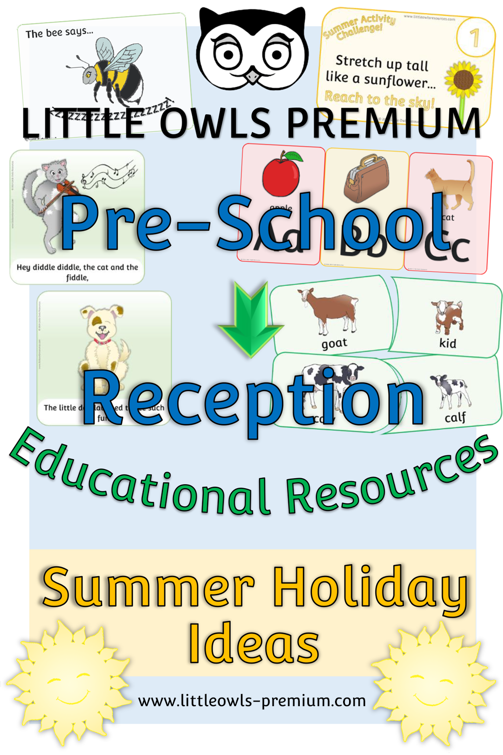 EYFS Preschool - Reception School Ready/Summer Learning Activities ...