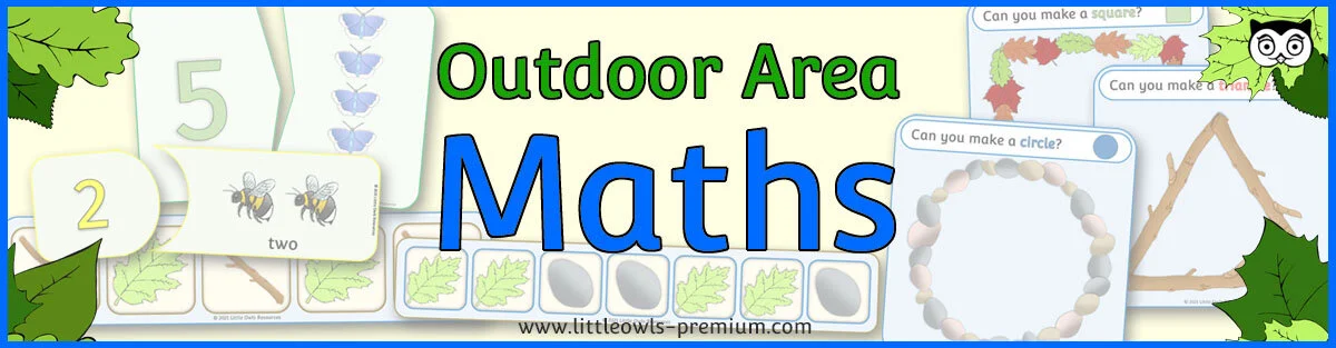 FREE and PREMIUM Printable Outdoor Maths Area Early Years/EYFS ...