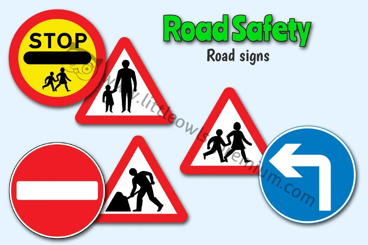 Road Safety Signs Printable