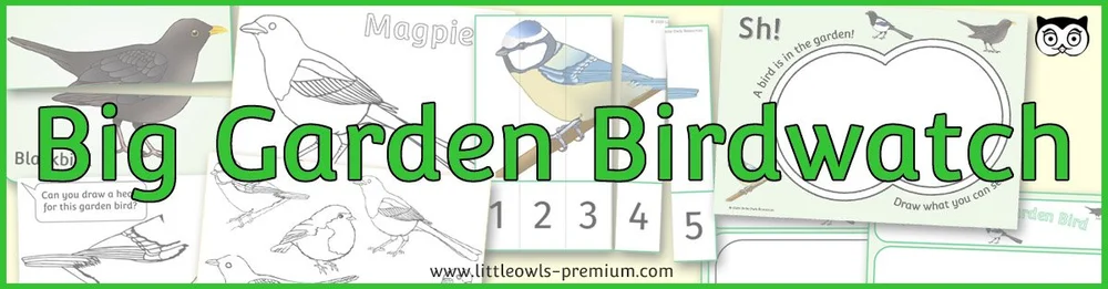 Rspb Garden Birds Poster | Fasci Garden