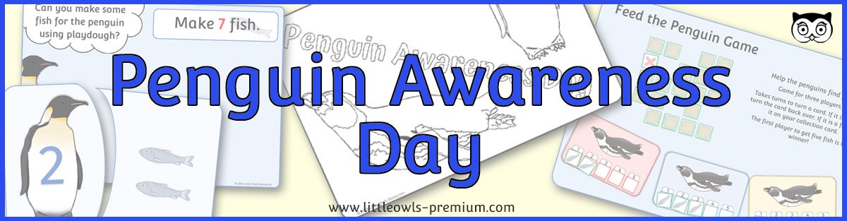 'Penguin Awareness Day' Printable Activities/Posters - Early Years/EYFS ...