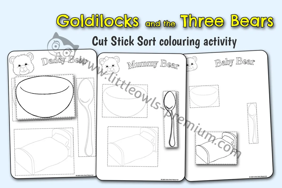 Goldilocks And The Three Bears Templates