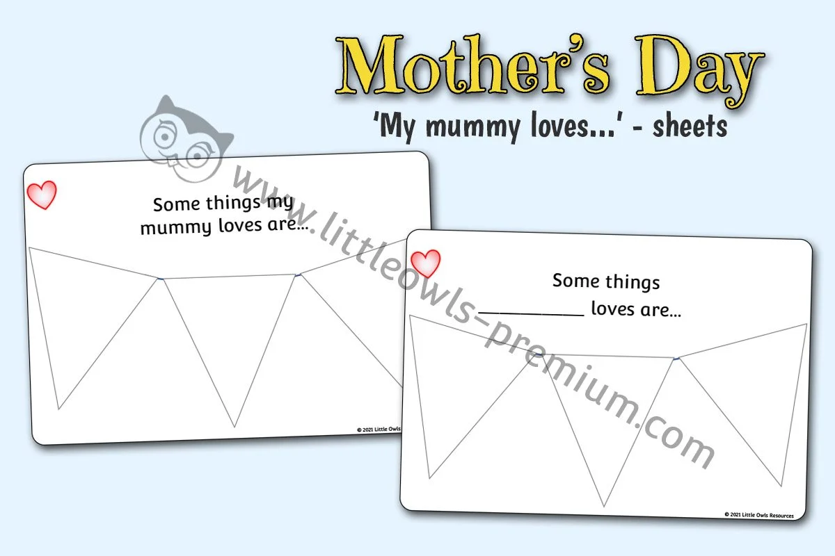 FREE and PREMIUM 'Mother's Day' Early Years (EYFS) Editable printable ...