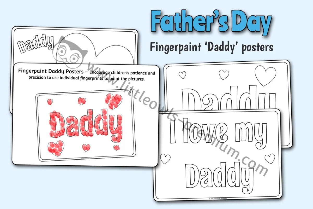 FREE and PREMIUM 'Father's Day' Early Years (EYFS) Editable printable ...