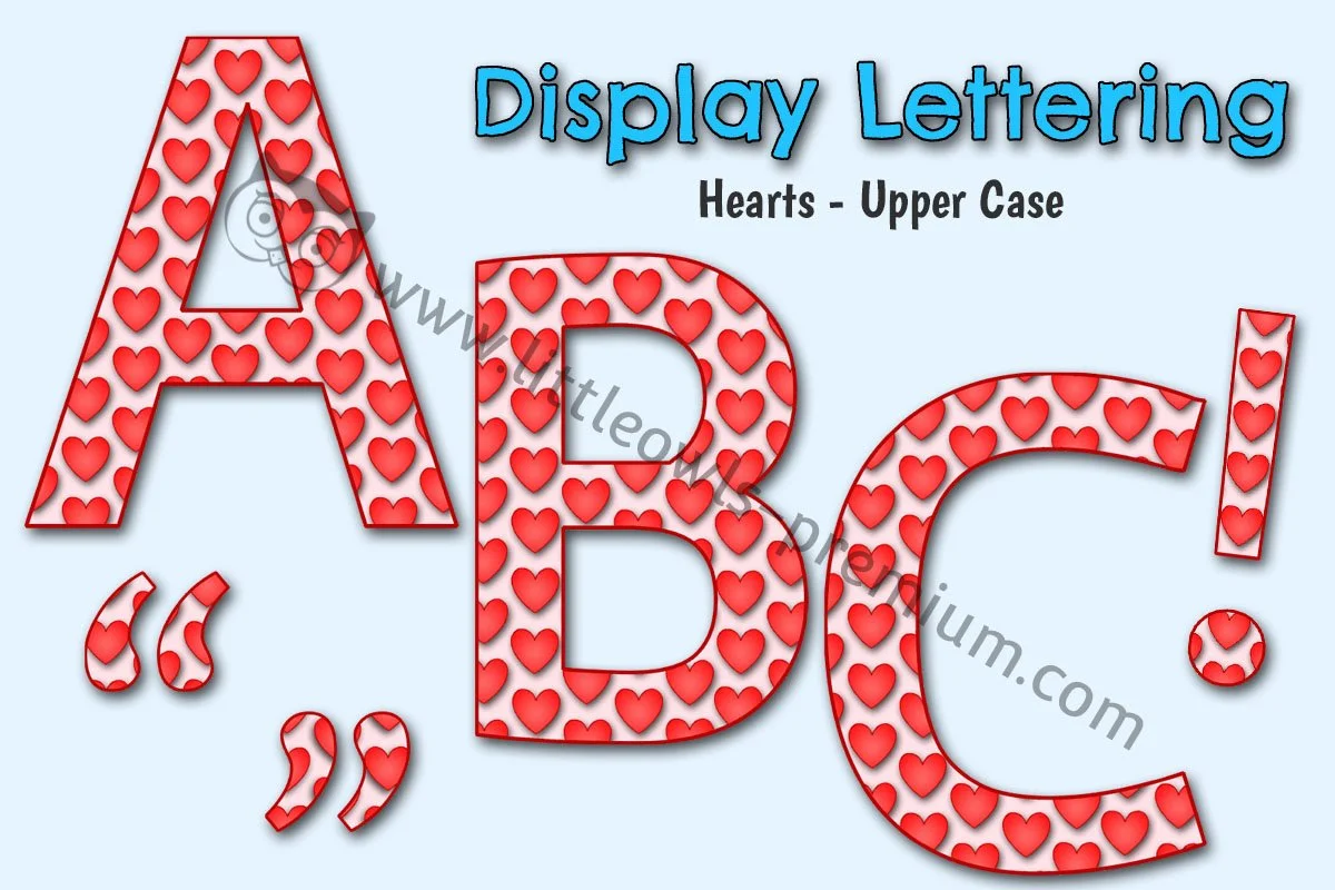 FREE and PREMIUM Display Lettering - for School/Preschool/Nursery ...