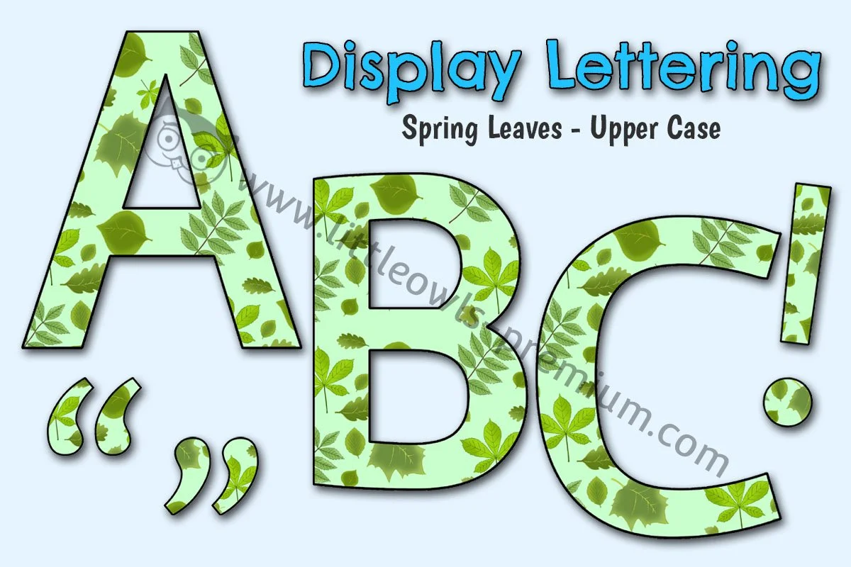 FREE and PREMIUM Display Lettering - for School/Preschool/Nursery ...
