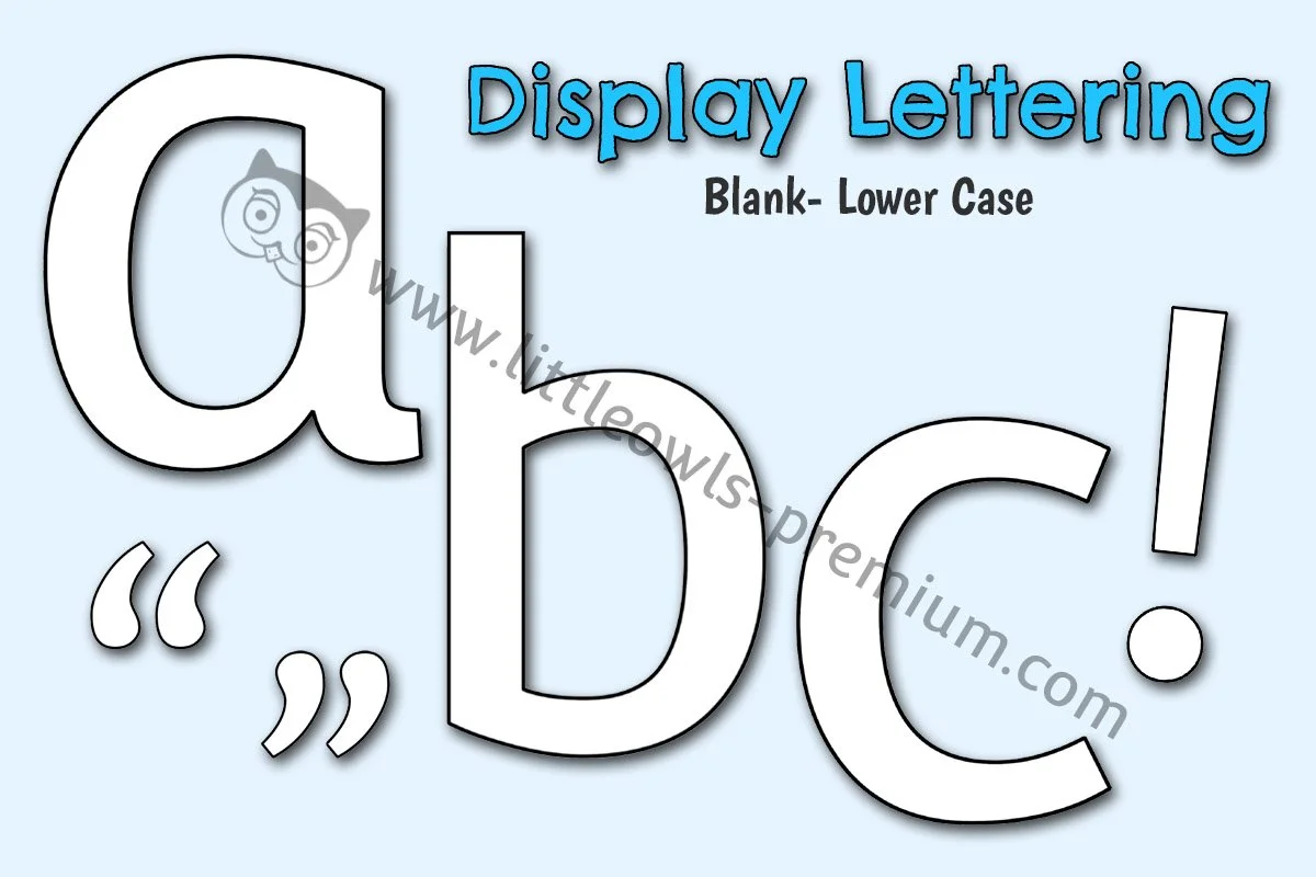 FREE and PREMIUM Display Lettering - for School/Preschool/Nursery ...