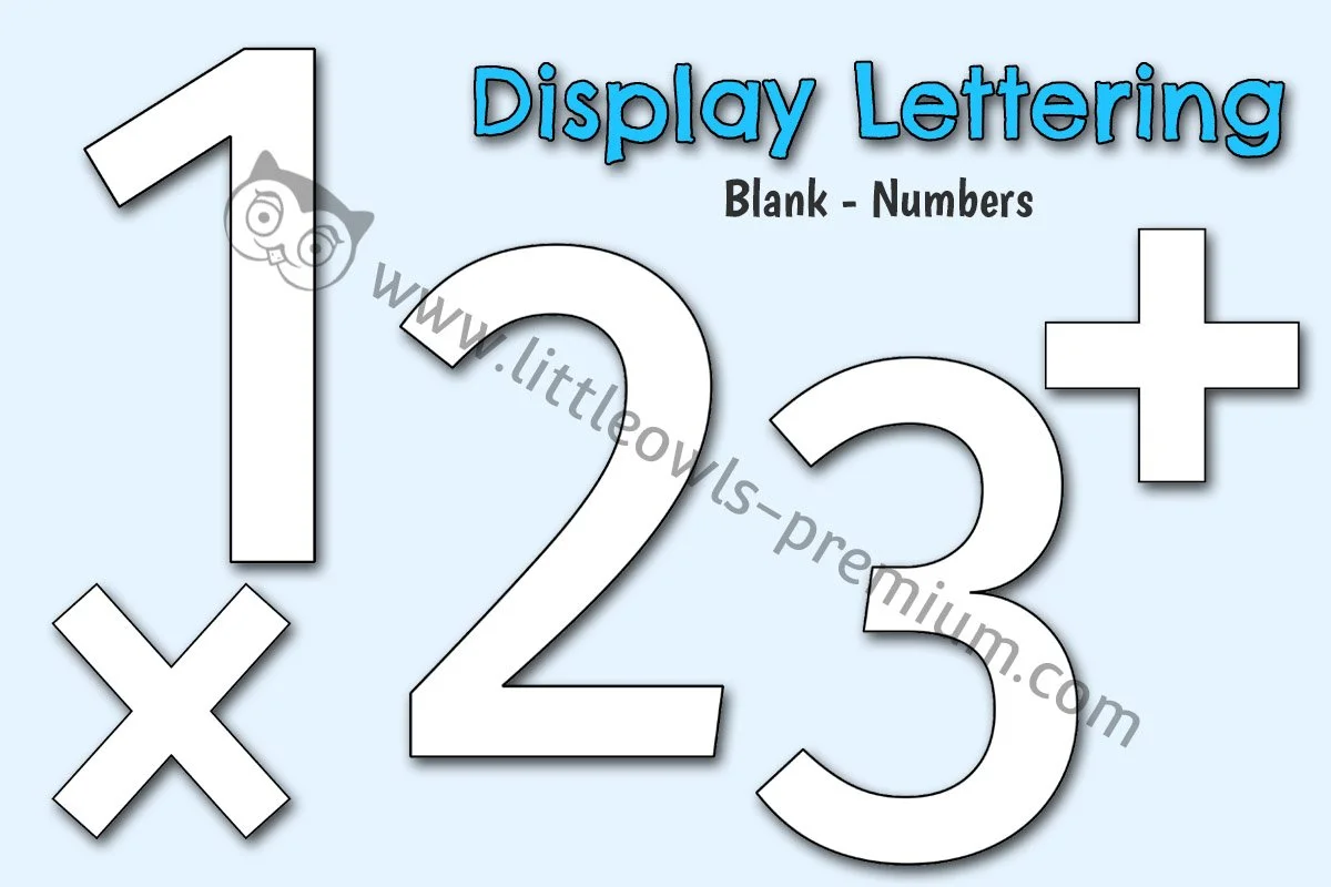 FREE and PREMIUM Display Lettering - for School/Preschool/Nursery ...