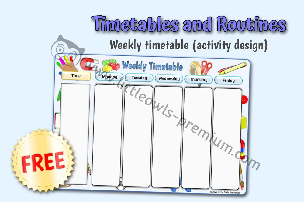 Weekly Planning Template For Nursery