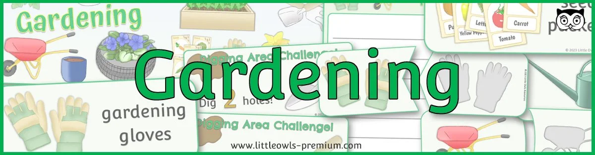 FREE and PREMIUM Gardening - Outdoor Area Early Years/EYFS/Preschool ...