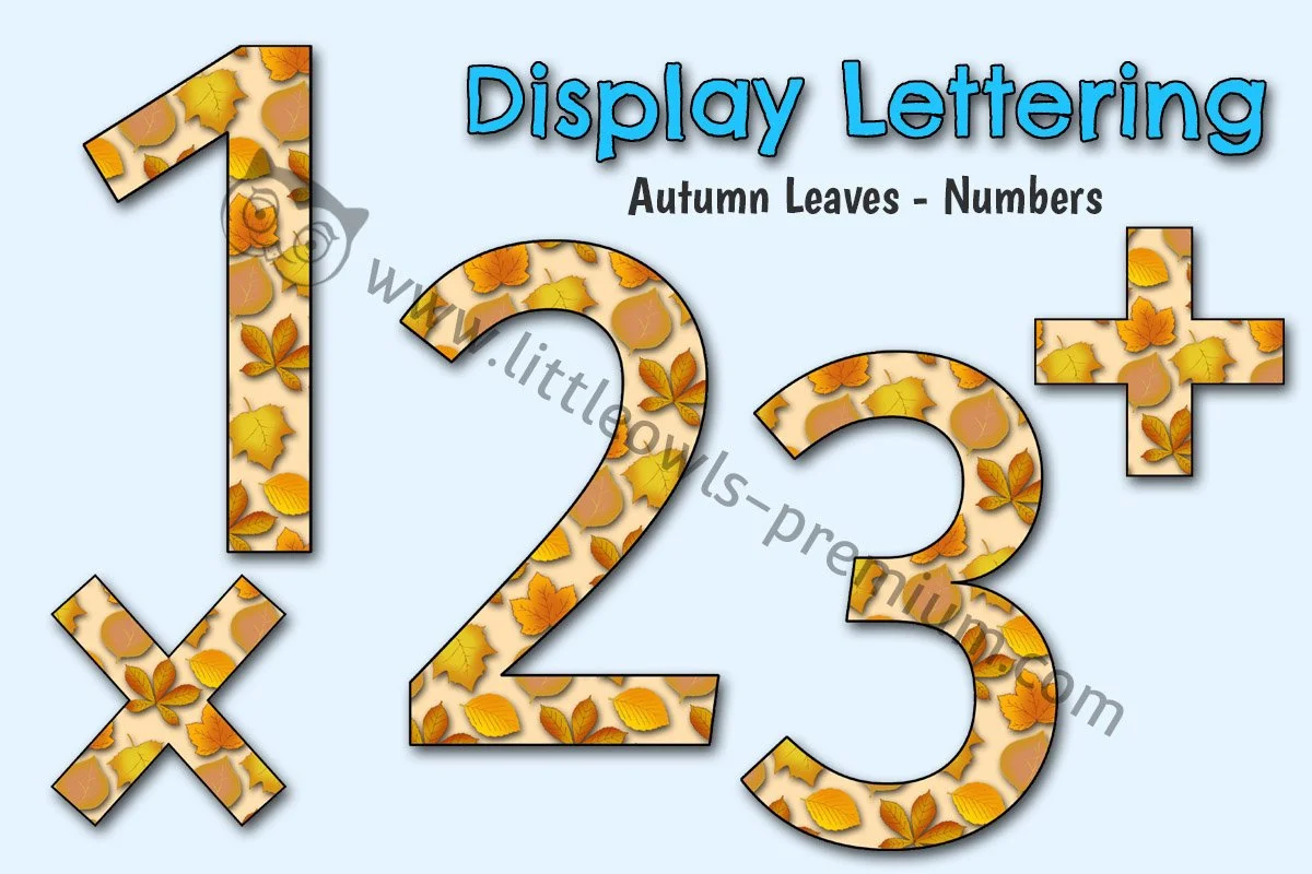 FREE and PREMIUM Display Lettering - for School/Preschool/Nursery ...