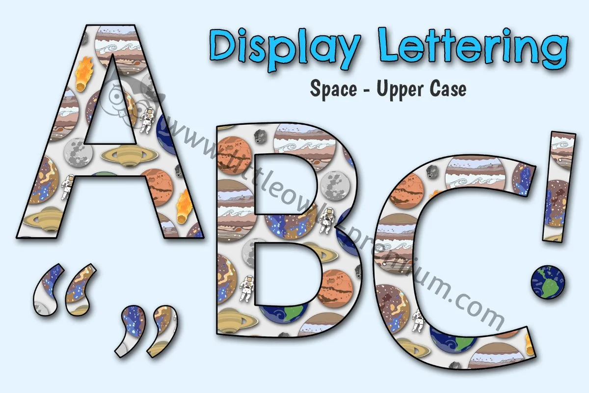 FREE and PREMIUM Display Lettering - for School/Preschool/Nursery ...