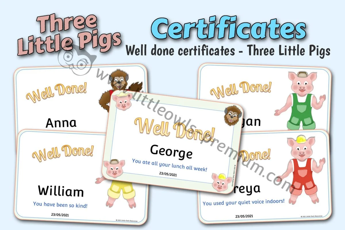 FREE and PREMIUM 'Certificates' Early Years (EYFS) Editable printable ...