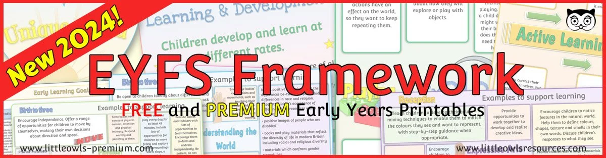 FREE and PREMIUM EYFS Framework - Early Years/Reception/Preschool ...