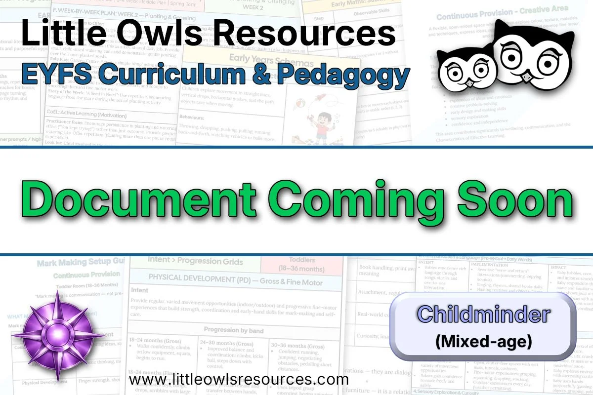 Outdoor & Community Learning Guidance | Childminder (Mixed-Age ...