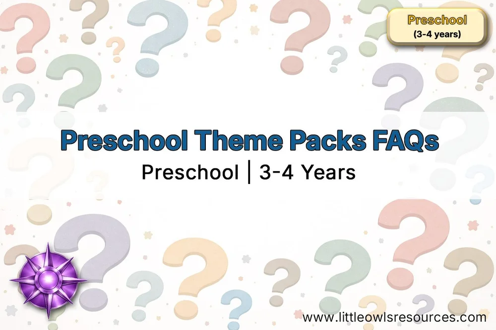 Preschool Theme Packs — Frequently Asked Questions | 3-4 Years — Little ...